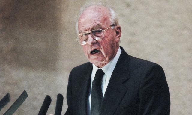 Rabin-Mord: Gedenken an "heldenhaften Mann des Friedens" | DiePresse.com