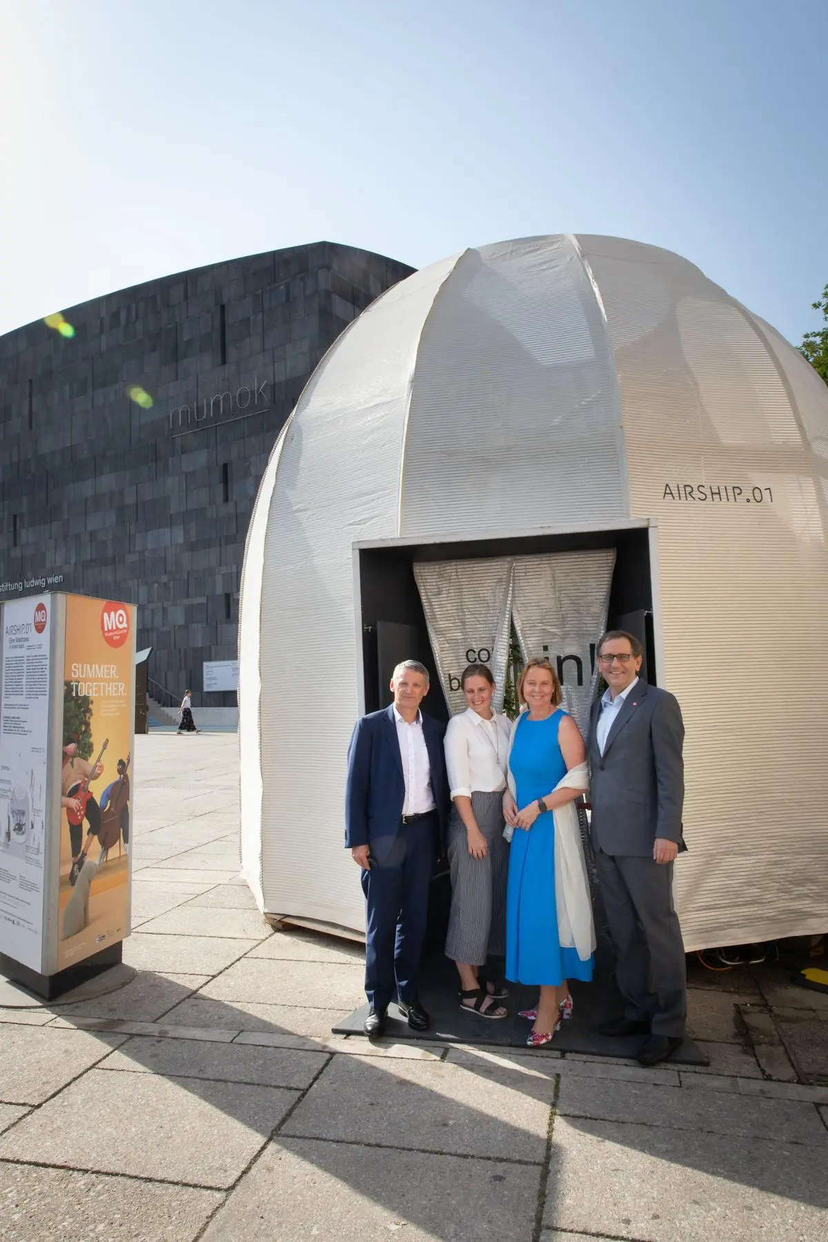 Wien: Hybride Waldoase im Museumsquartier eröffnet – DiePresse.com