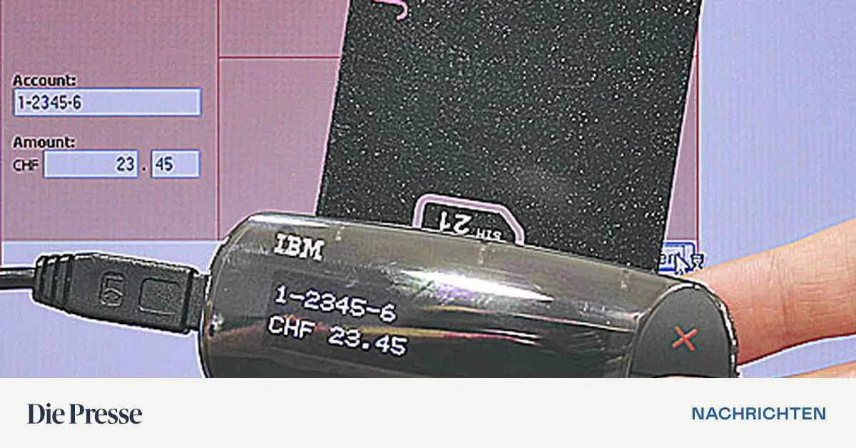 IBM präsentiert USB-Stick für sicheres E-Banking – DiePresse.com