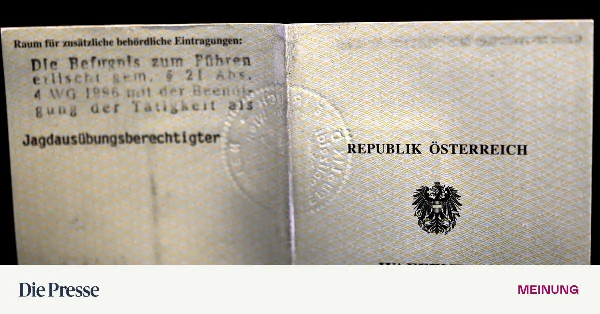 Der Waffenpass wird zu einem Phantomrecht – DiePresse.com
