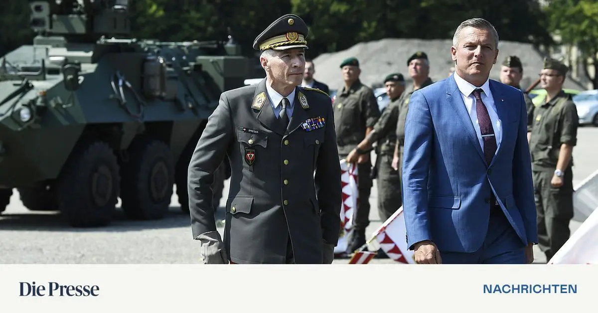 "Ein tadelloser Soldat": Robert Brieger als neuer Generalstabschef ...