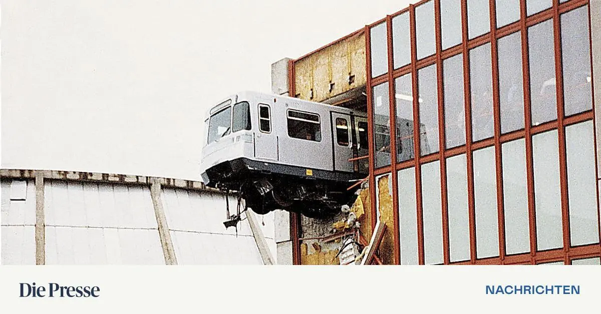 40 Jahre Wiener U-Bahn: Warum fuhr ein "Silberpfeil" durch eine Wand ...
