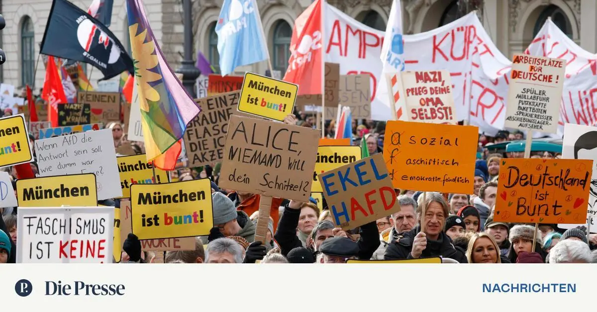 Deutschland steht auf gegen die AfD | DiePresse.com