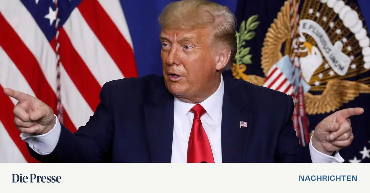 Trump vergleicht Polizei­schüsse in Kenosha mit Fehler beim Golfspielen ...