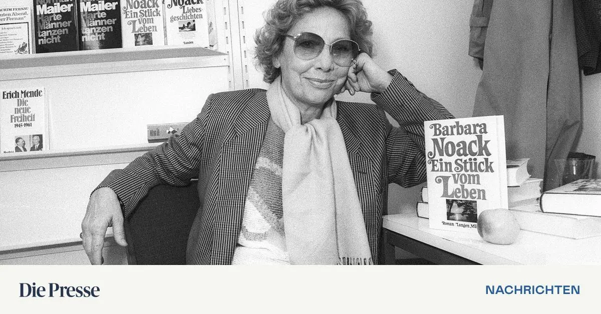 Bestsellerautorin Barbara Noack ist gestorben – DiePresse.com