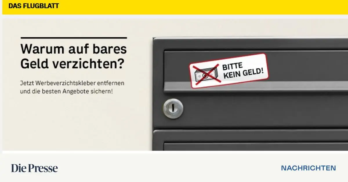 Post startet umstrittene Kampagne gegen "Werbeverzichts-Sticker ...