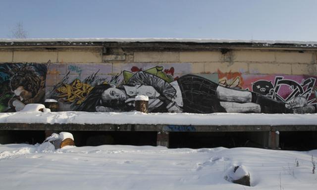 Moskaus „Banksy“: Straßenkunst für Russland | DiePresse.com