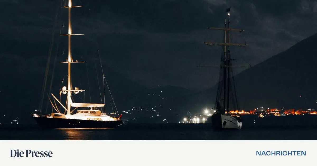 Die Superjacht „Bayesian“ mit dem 56-Meter-Mast soll im Jänner geborgen ...