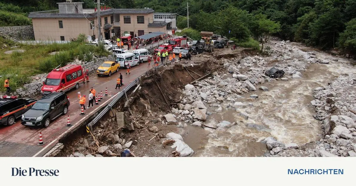 Mindestens 21 Tote nach Erdrutsch im Norden Chinas – DiePresse.com