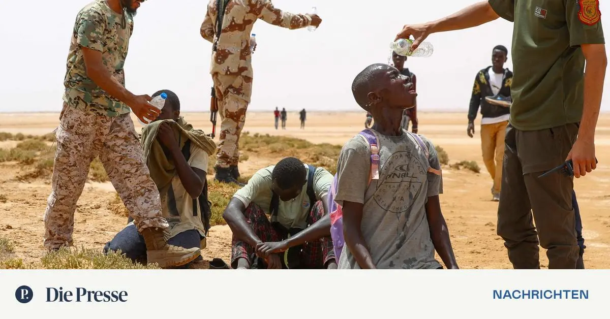 Flüchtlinge verdursten in der Wüste – trägt die EU Mitschuld ...