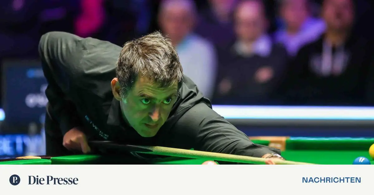 Snooker - das elitäre Spiel mit den kleinen Kugeln | DiePresse.com