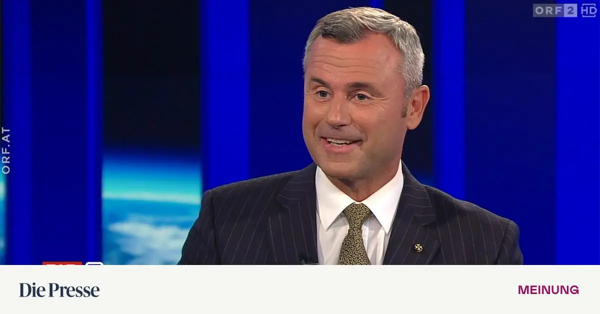 Norbert Hofer bei Armin Wolf: Der unsichtbare Dritte | DiePresse.com