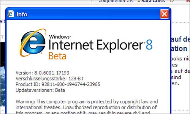 Internet Explorer 8: Microsoft präsentiert neue Beta-Version | DiePresse.com