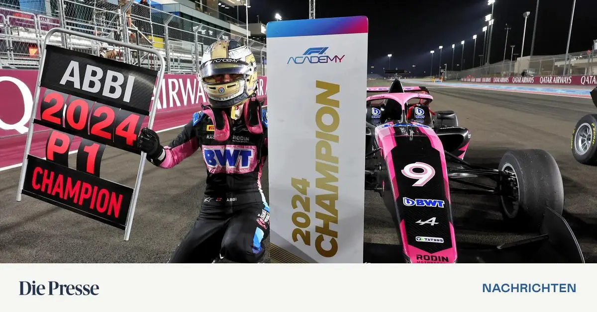 Österreicherin startet bei Frauen-Rennserie F1 Academy – DiePresse.com
