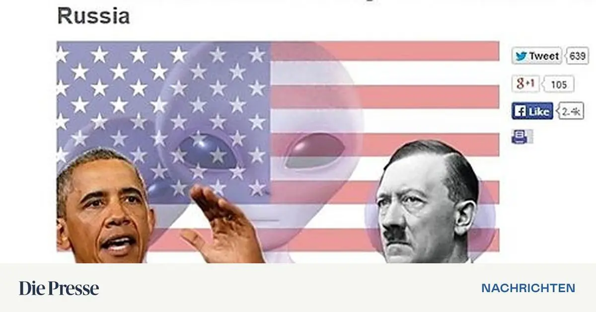 Iranische Agentur berichtet: "Nazi-Aliens" führen USA – DiePresse.com