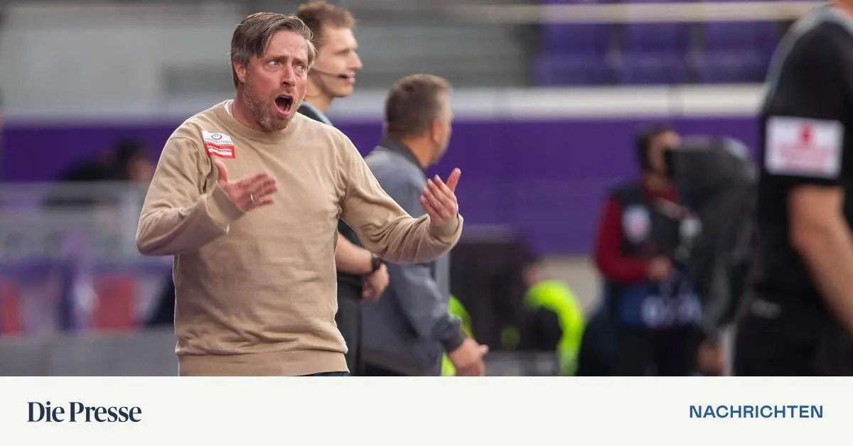 Austria-Trainer Wimmer vor dem Aus – DiePresse.com