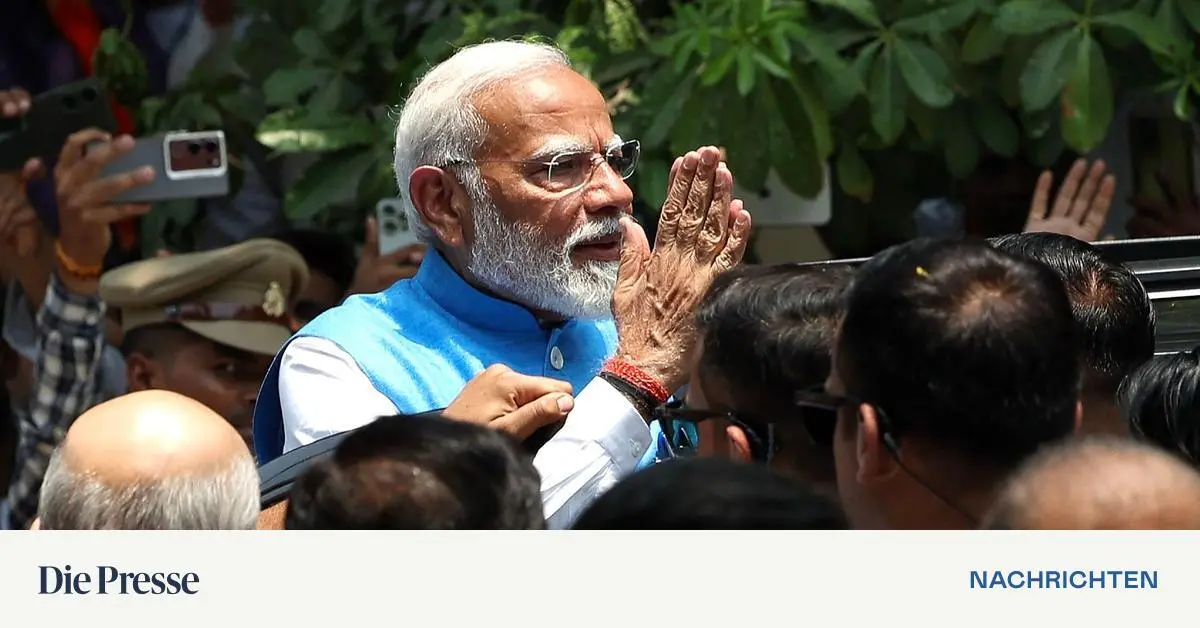 Indiens Premier Modi reicht Kandidatur für Parlamentswahl ein ...