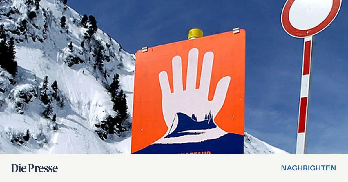 Höchste Lawinen-Warnstufe in Teilen Österreichs – DiePresse.com