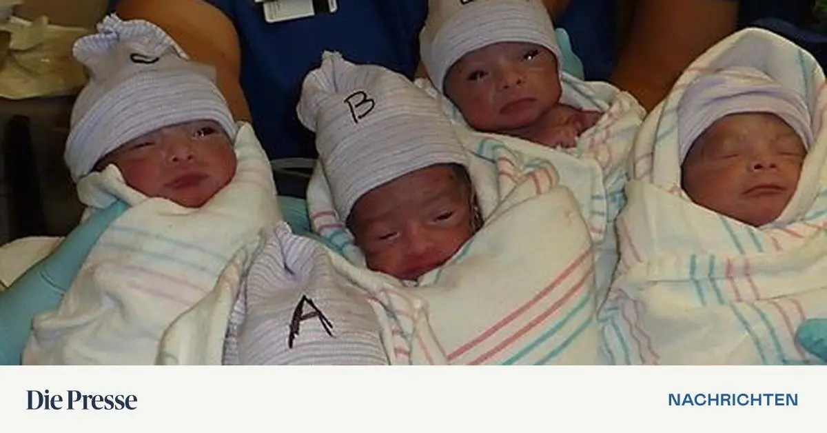 23 Ärzte, zwei OP-Säle: Frau bringt Fünflinge zur Welt – DiePresse.com