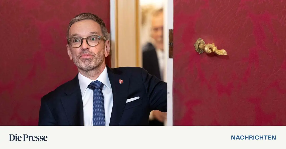 Kickl bei Van der Bellen: Treffen in „korrekter Atmosphäre“ – DiePresse.com