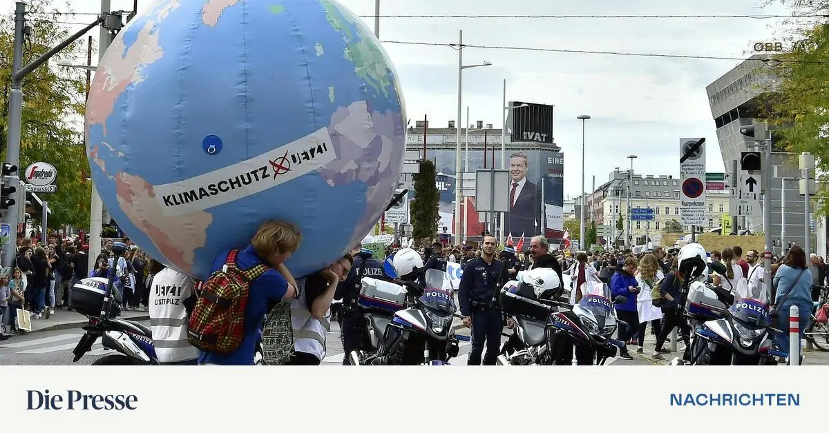 Die Klimademo in Bildern – DiePresse.com