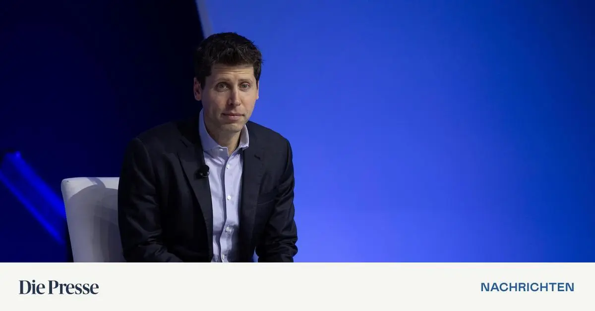 ChatGPT-Entwickler OpenAI feuert seinen Chef Sam Altman – DiePresse.com ChatGPT-Entwickler OpenAI feuert seinen Chef Sam Altman – DiePresse.com