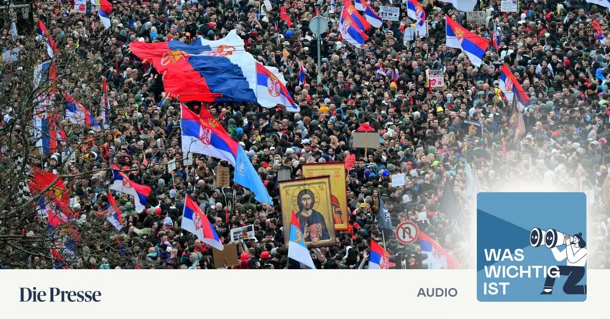 Proteste in Serbien: „Die EU sieht Vučić als Stabilisator“ – DiePresse.com