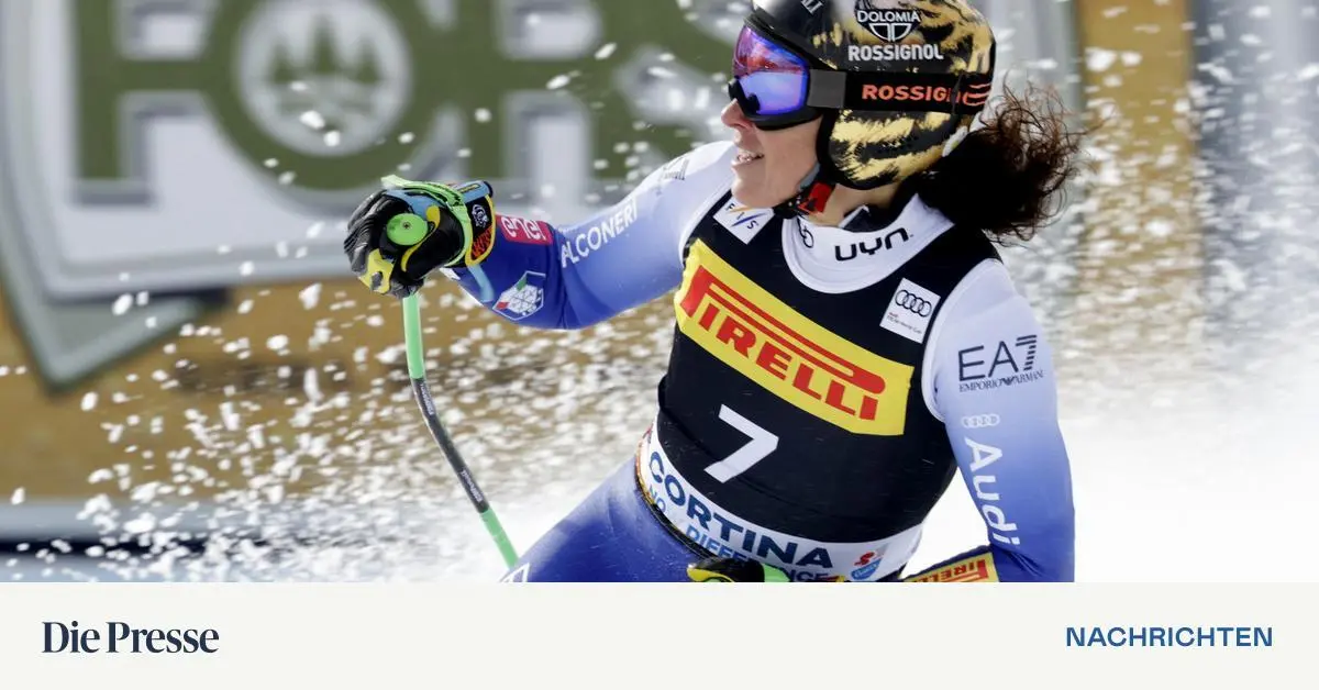 Brignone gewinnt Cortina-Super-G, Vonn ausgeschieden – DiePresse.com