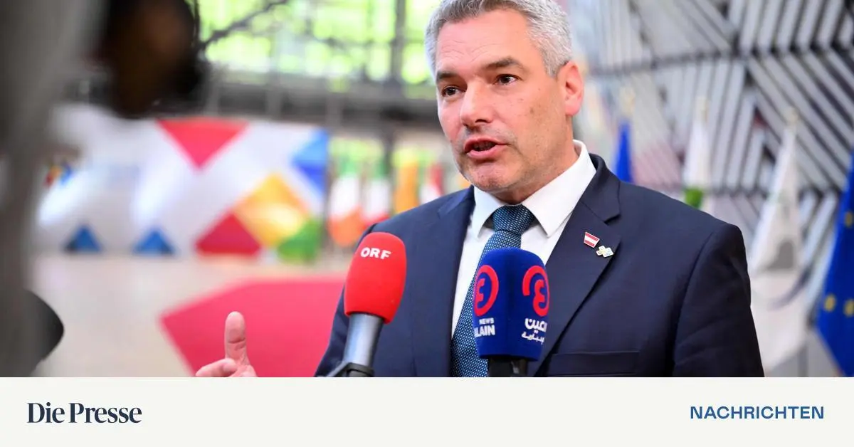 Nehammer: „Ich sage euch, wer nicht normal ist“ – DiePresse.com