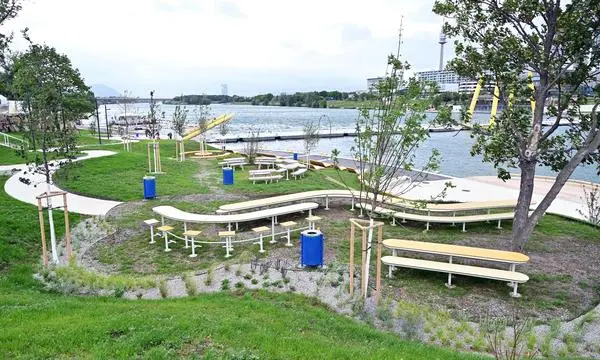 Stadtstrand Pier 22: Mehr Sportflächen, Spinde und Lokale an der Neuen ...