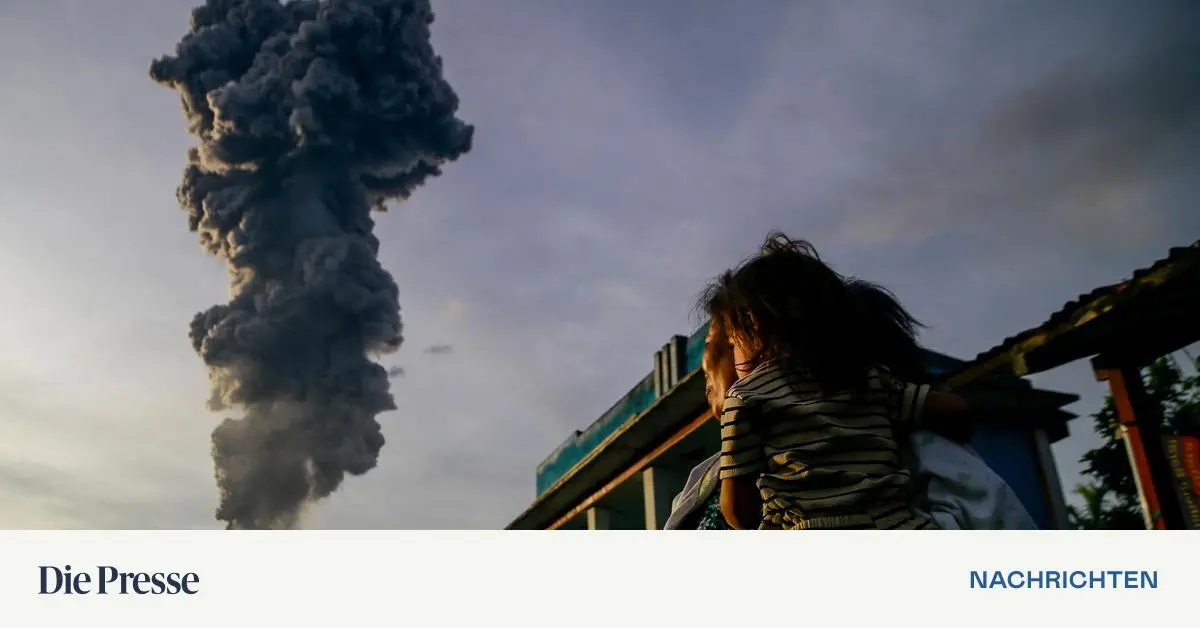 Vulkanausbruch auf indonesischer Insel Flores – DiePresse.com