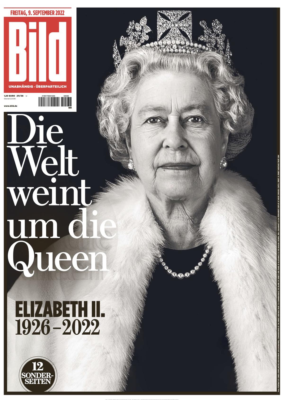 Die Queen ist tot: Titelseiten aus aller Welt | DiePresse.com
