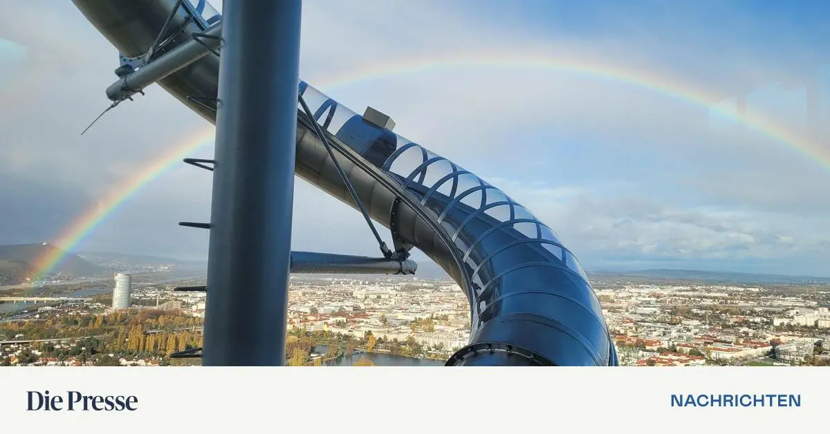Premiere: Das kann die neue Rutsche am Donauturm – DiePresse.com