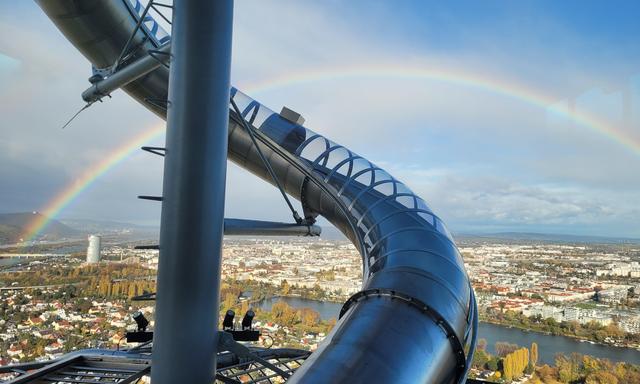 Premiere: Das kann die neue Rutsche am Donauturm – DiePresse.com