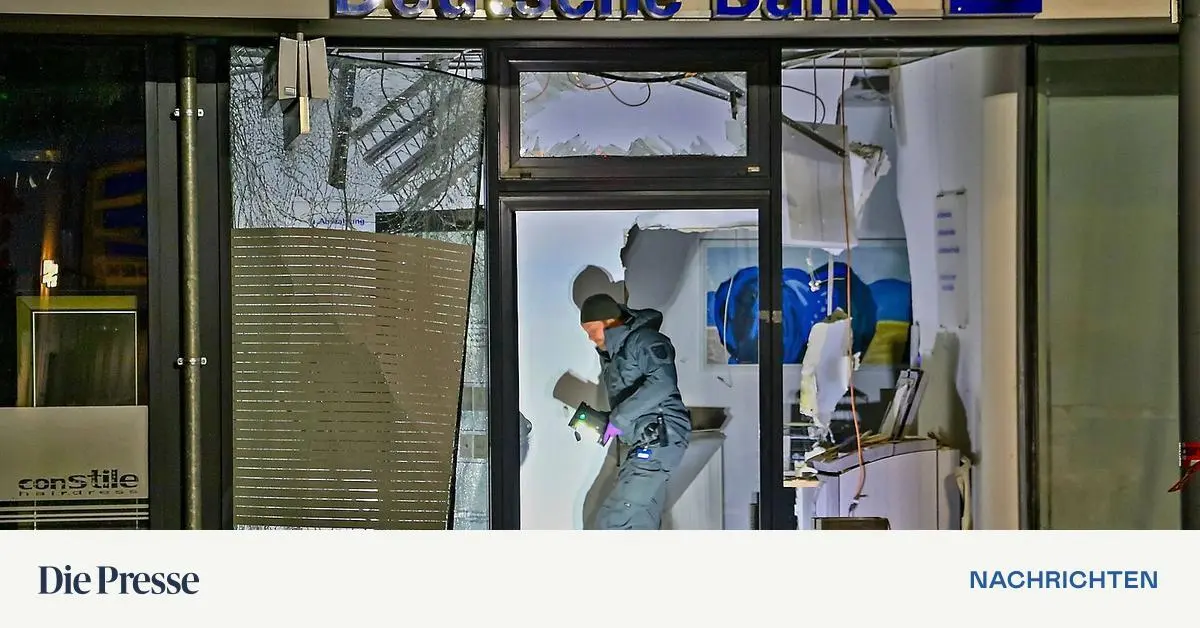 Deutsche Bank schließt nachts Bereiche mit Geldautomaten – DiePresse.com