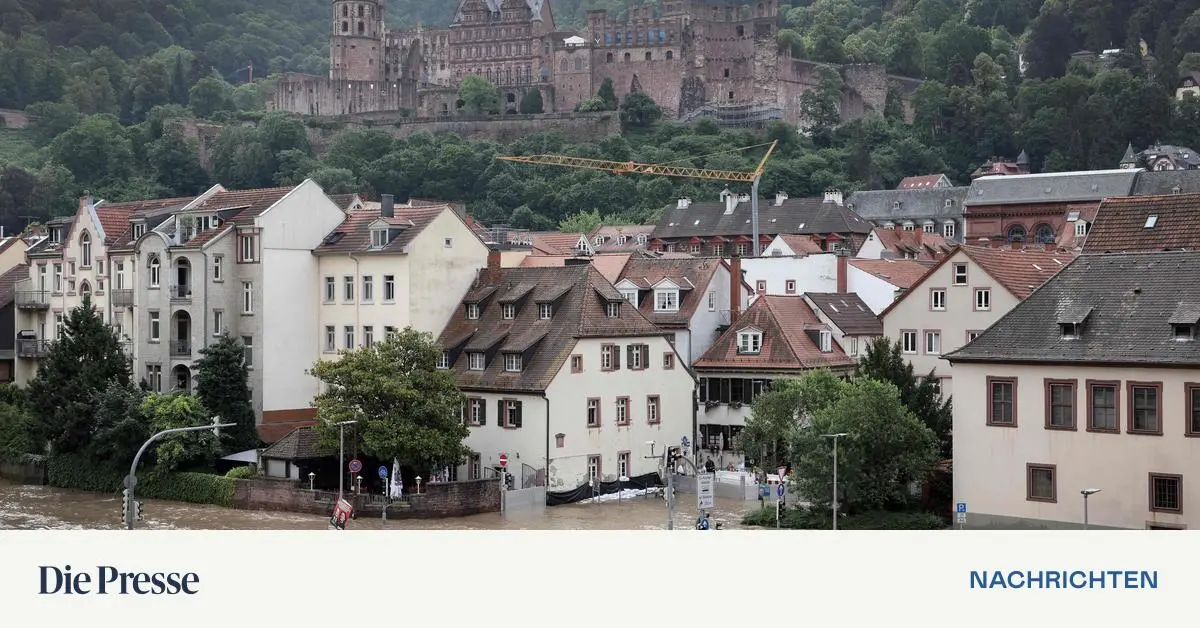 Hochwasser in Süddeutschland: Lage spitzt sich in einigen Gebieten zu – DiePresse.com