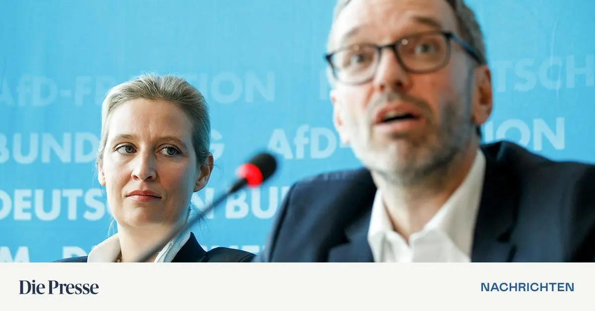 Kickl-Weidel-Treffen in Wien: FPÖ und AfD als die „wahren ...