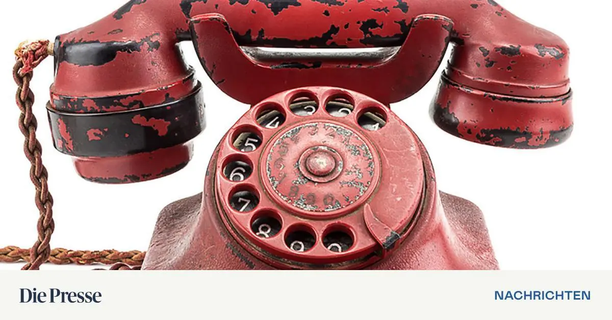 Hitlers rotes Telefon für 229.000 Euro versteigert – DiePresse.com