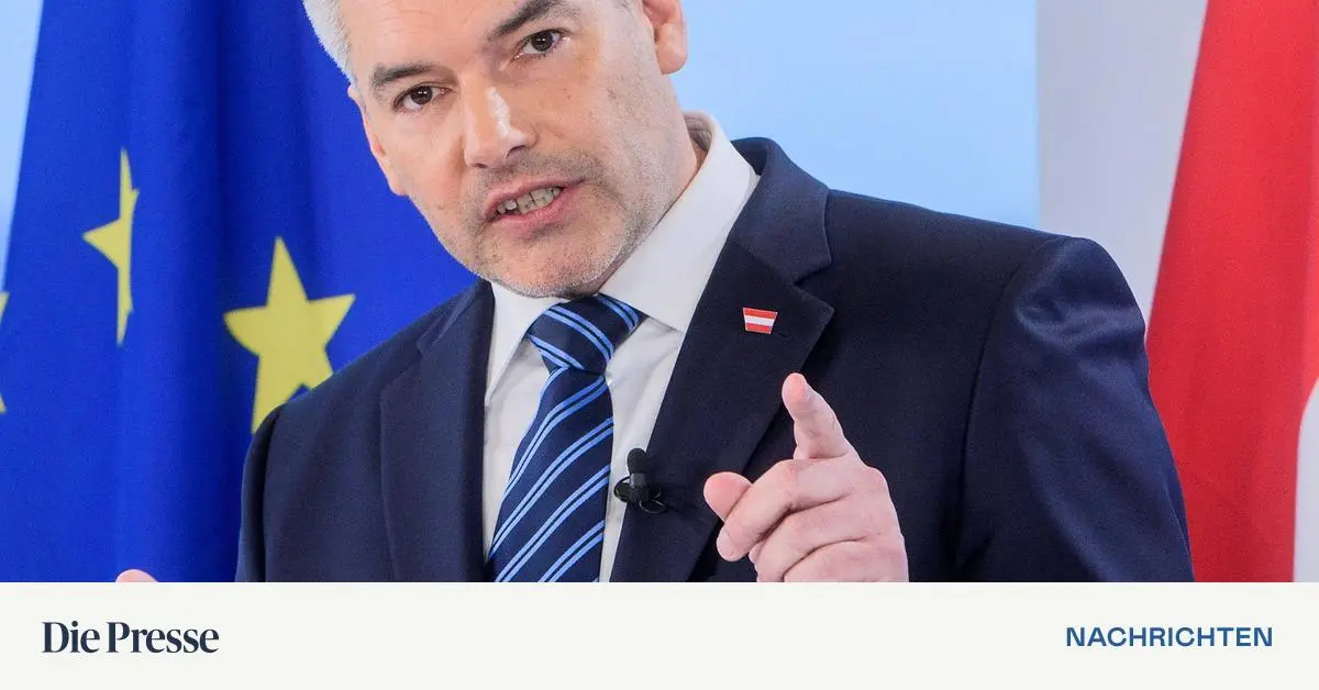 Karl Nehammer geht wieder auf die Grünen zu – DiePresse.com