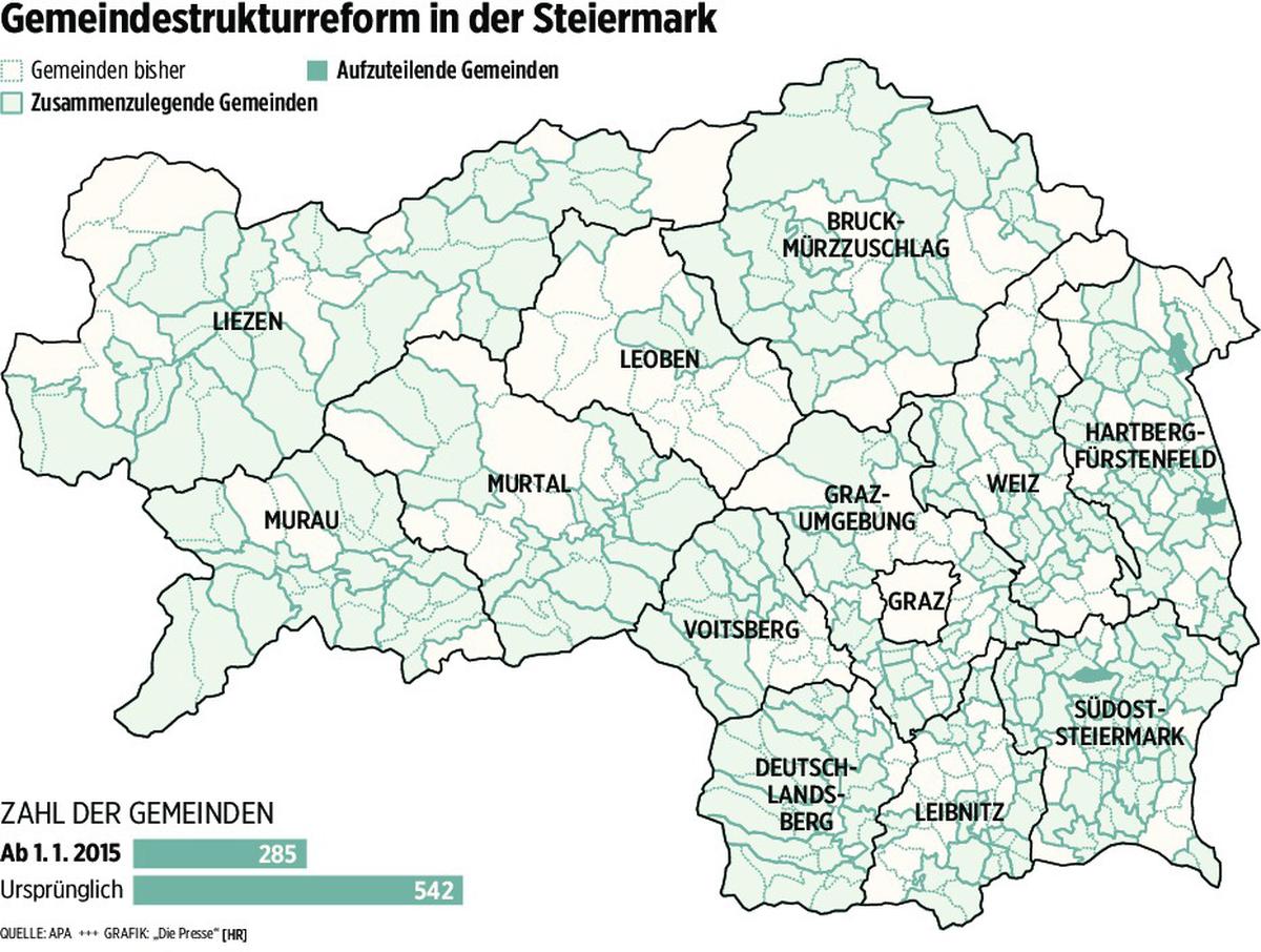 Steiermark: Landkarte wird ganz neu gezeichnet – DiePresse.com