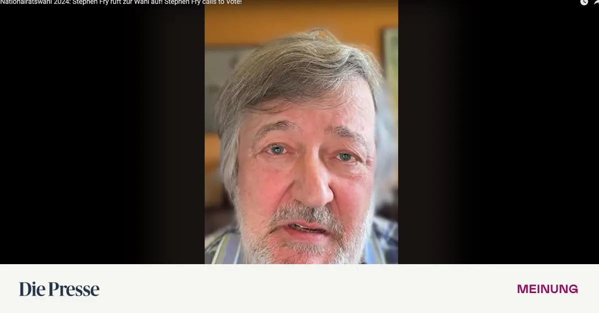 Stephen Fry will, dass wir wählen – DiePresse.com