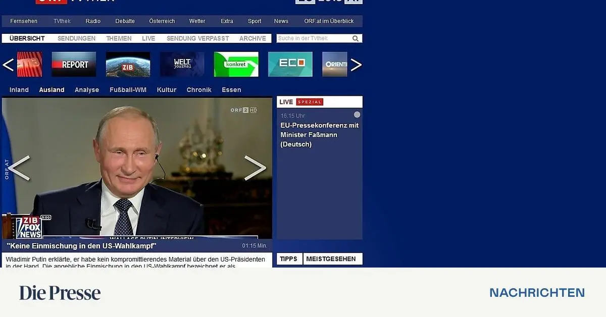 ORF: Ein Viertel der Österreicher nutzt die TVthek | DiePresse.com