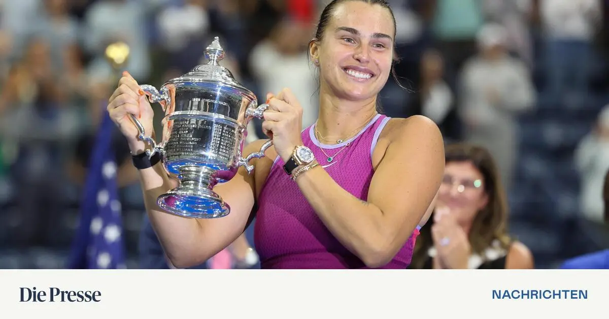 Aryna Sabalenka gewinnt die US-Open – DiePresse.com
