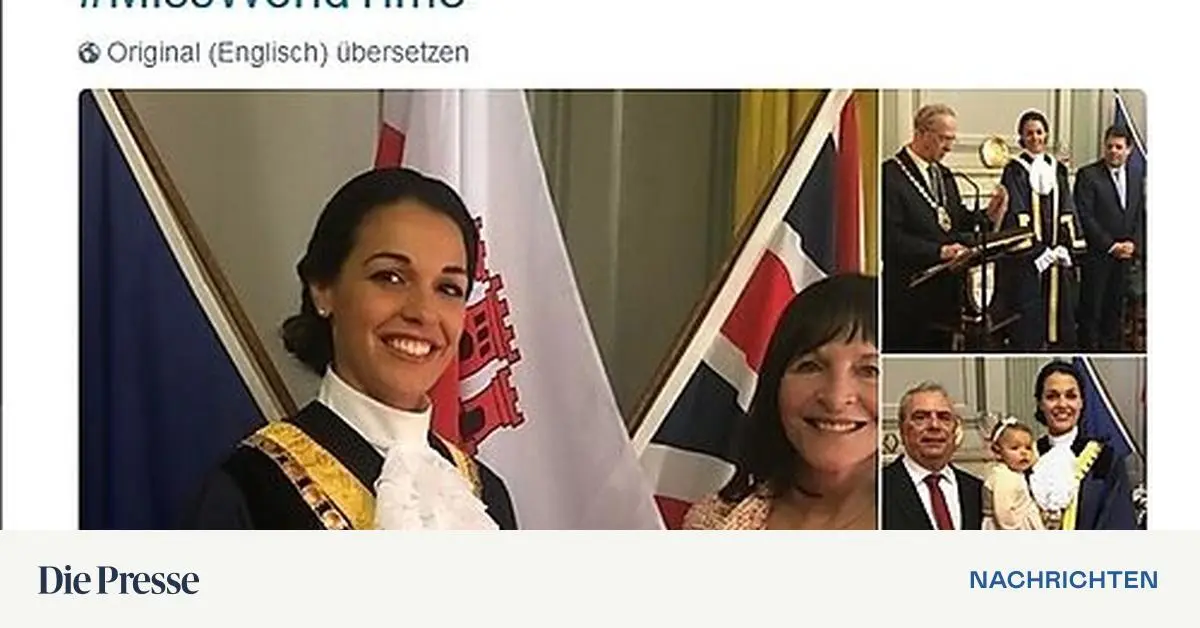 "Stolze Britin": Ex-Miss-World mischt im Streit um Gibraltar mit ...