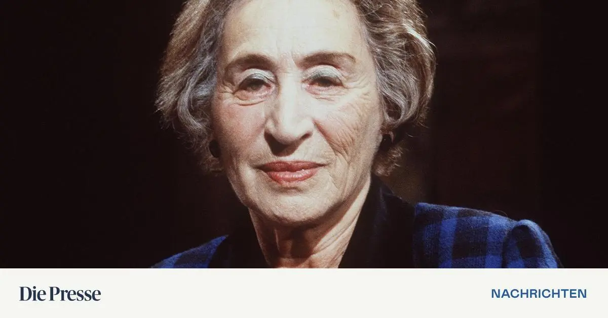 Hilde Spiel: Ewige Pendlerin und Wiener Weltbürgerin – DiePresse.com