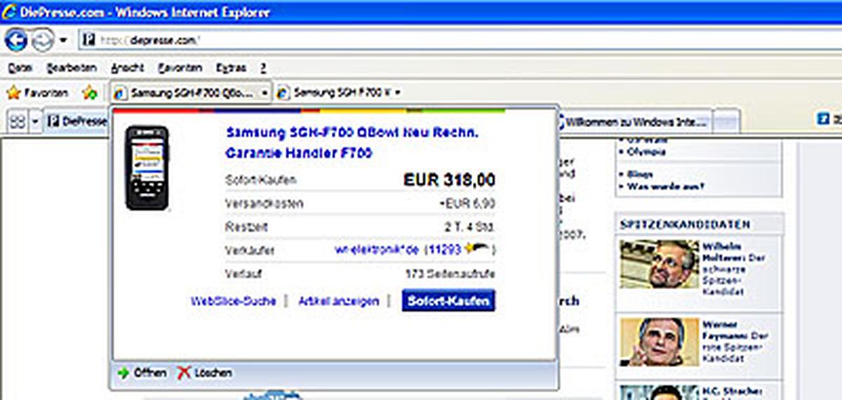 Internet Explorer 8: Microsoft präsentiert neue Beta-Version ...