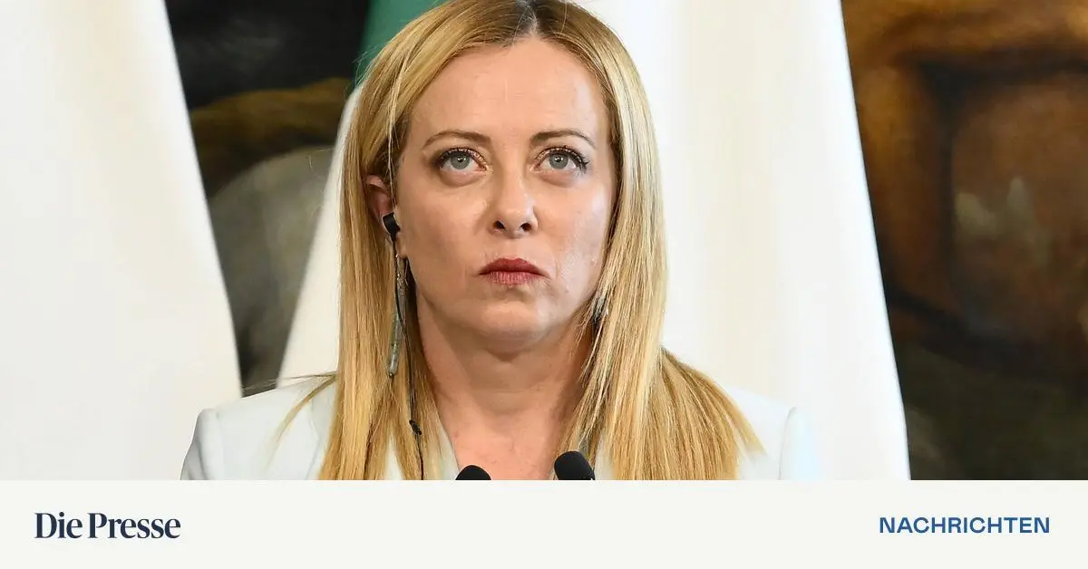 Meloni plant Italiens Ausstieg aus Seidenstraßengeschäft – DiePresse.com