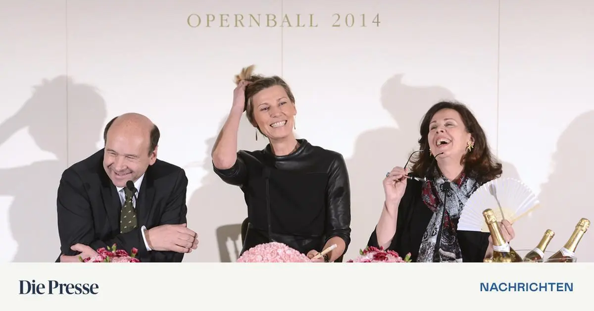 Opernball: Lila Skulptur und Veilcheneis – DiePresse.com