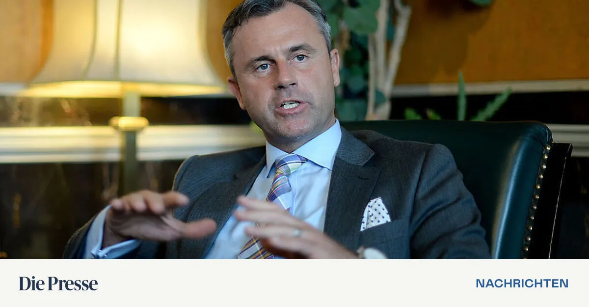 Norbert Hofer: EU-Austritt wäre "Schaden für Österreich" – DiePresse.com