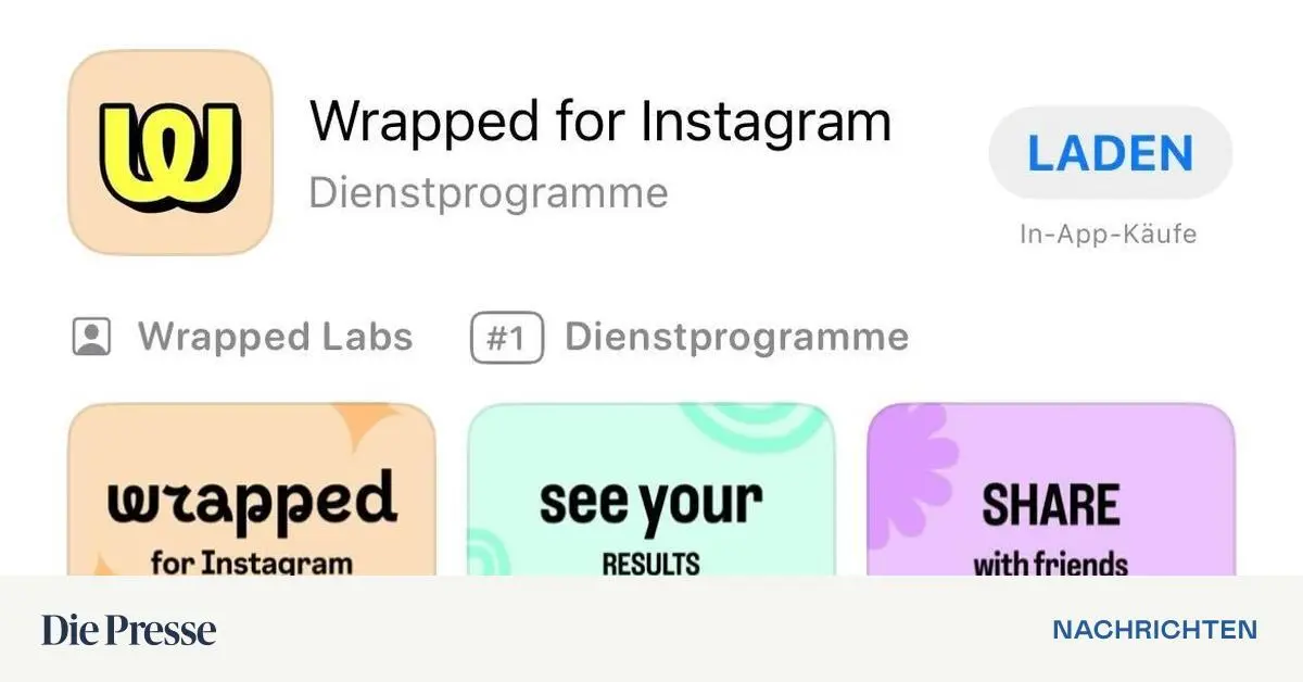 „Wrapped for Instagram“: Wie sicher ist die Jahresrückblick-App für ...